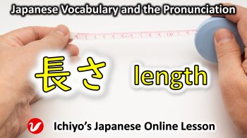 How to say “length" in Japanese | 長さ (ながさ、nagasa) | Ichiyo's Japanese ...